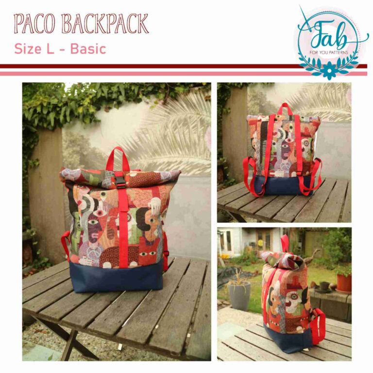 Paco Backpack (S/M/L) – Fab For You Patterns
