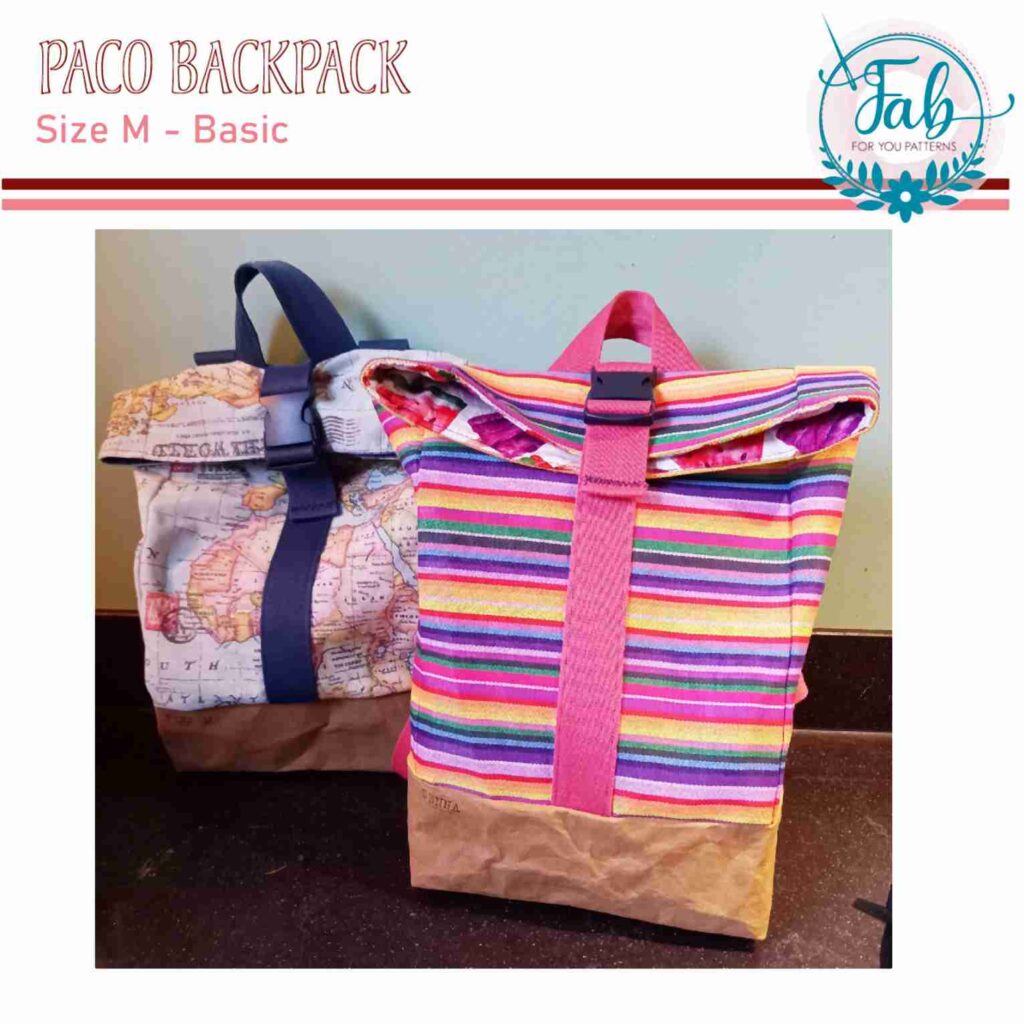 Paco Backpack (S/M/L) – Fab For You Patterns