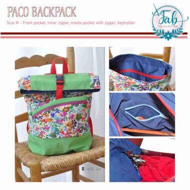 Paco Backpack (S/M/L) – Fab For You Patterns