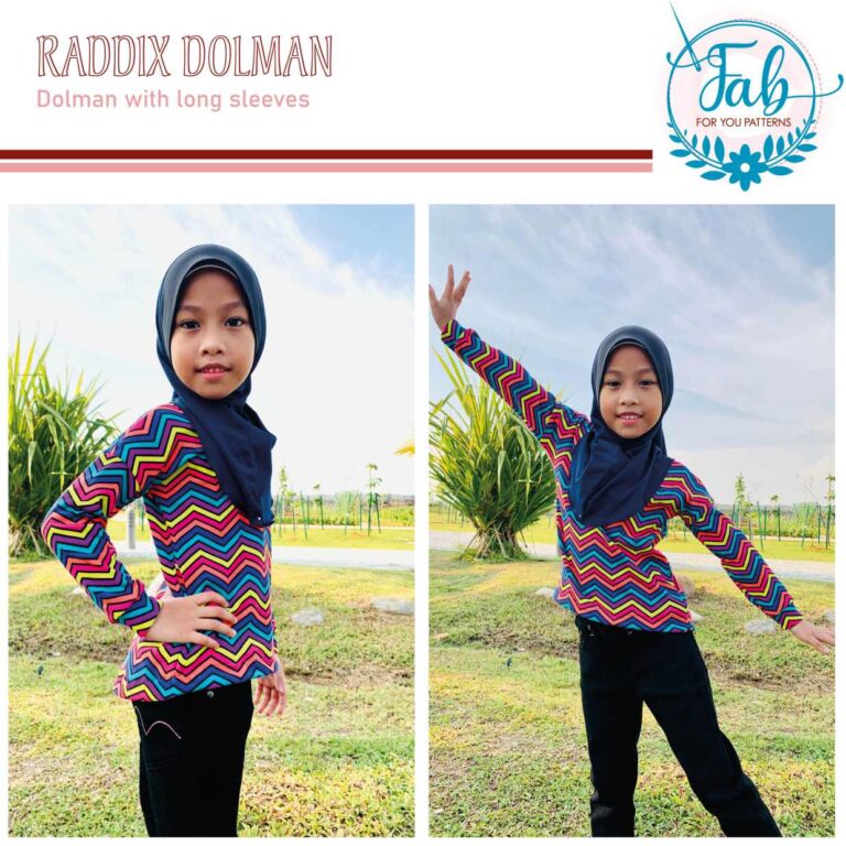 Raddix Dolman (NB-14Y) (Free with code) – Fab For You Patterns