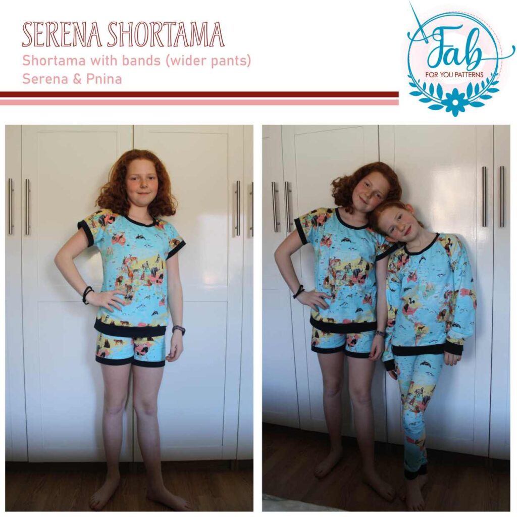 Serena Shortama (NB-14Y) – Fab For You Patterns