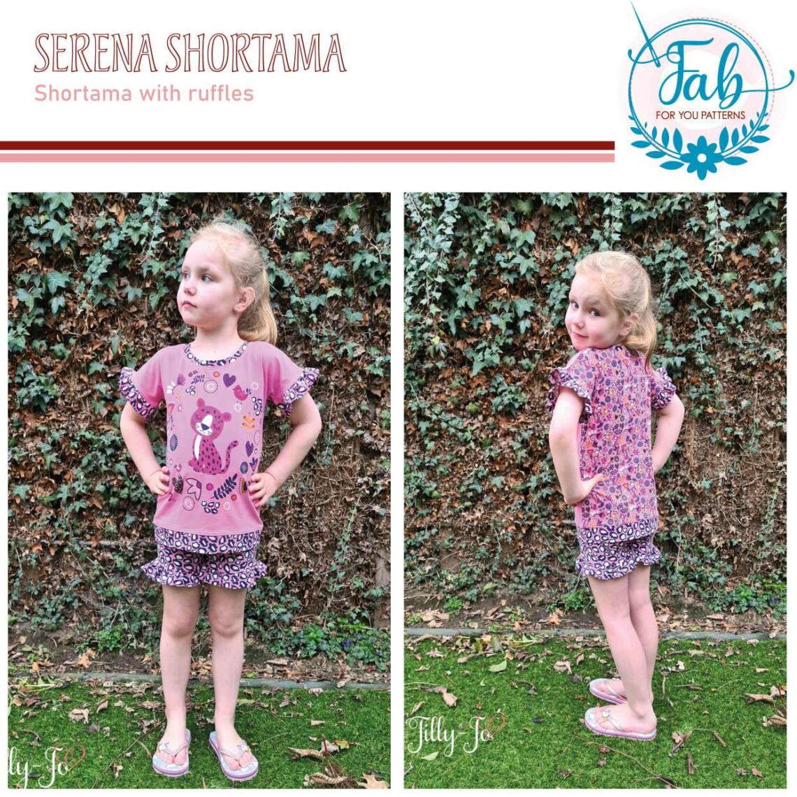 Serena Shortama (NB-14Y) – Fab For You Patterns