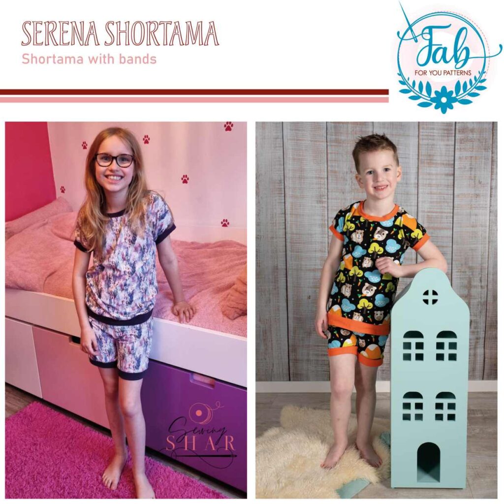 Serena Shortama (NB-14Y) – Fab For You Patterns