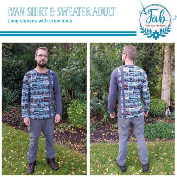 Ivan Shirt & Sweater Adult (US34-US60) – Fab For You Patterns