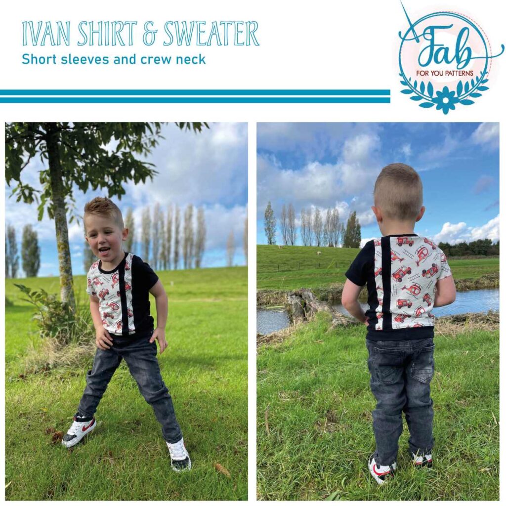 Ivan Shirt & Sweater (NB-16Y) – Fab For You Patterns