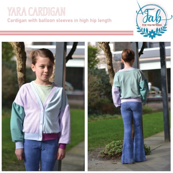 Yara Cardigan (NB-14Y) – Fab For You Patterns